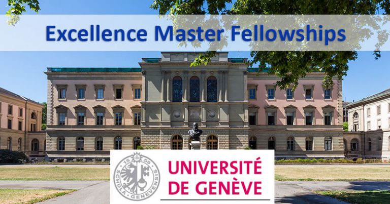 SUIZA – EXCELLENCE MASTER FELLOWSHIPS FACULTY OF SCIENCE OF THE ...