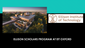 INGLATERRA – ELLISON SCHOLARS PROGRAM AT EIT OXFORD – Indesgua