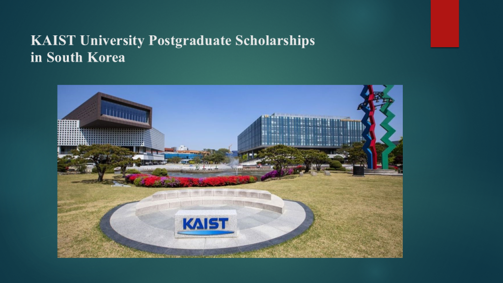 COREA – KAIST UNIVERSITY POSTGRADUATE SCHOLARSHIPS – Indesgua