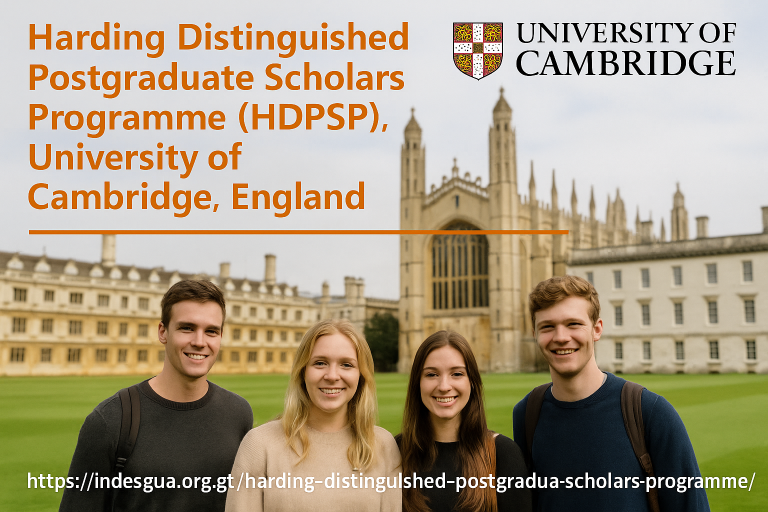 INGLATERRA – HARDING DISTINGUISHED POSTGRADUATE SCHOLARS PROGRAMME ...